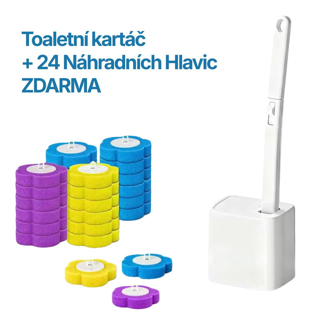 Heroza™ - Toaletní kartáč s vyměnitelnou hlavicí